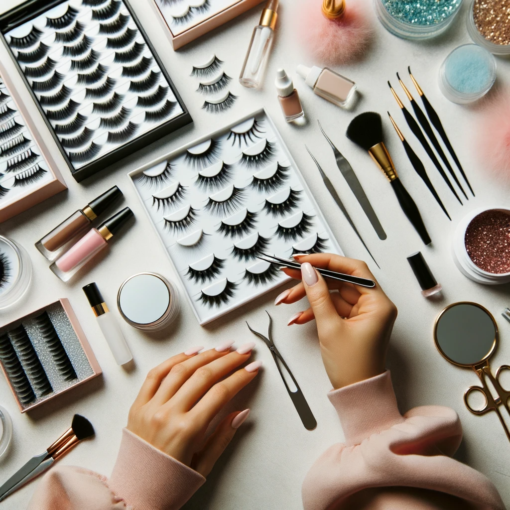 How to Put on Fake Lashes Like a Pro: Step-by-Step Tutorial – Doe Beauty